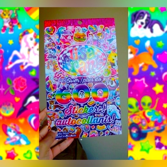 Lisa Frank | Accessories | Lisa Frank Large 60 Count Sticker Set | Poshmark